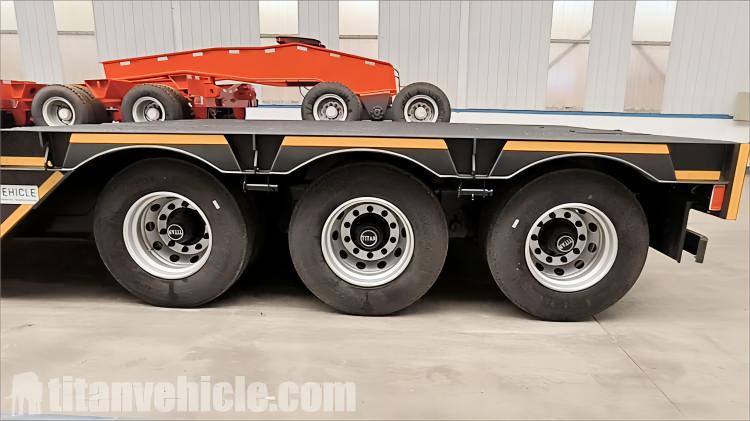 Remolque Lowboy con cuello de cisne de 3 ejes y 80 toneladas a la venta ...